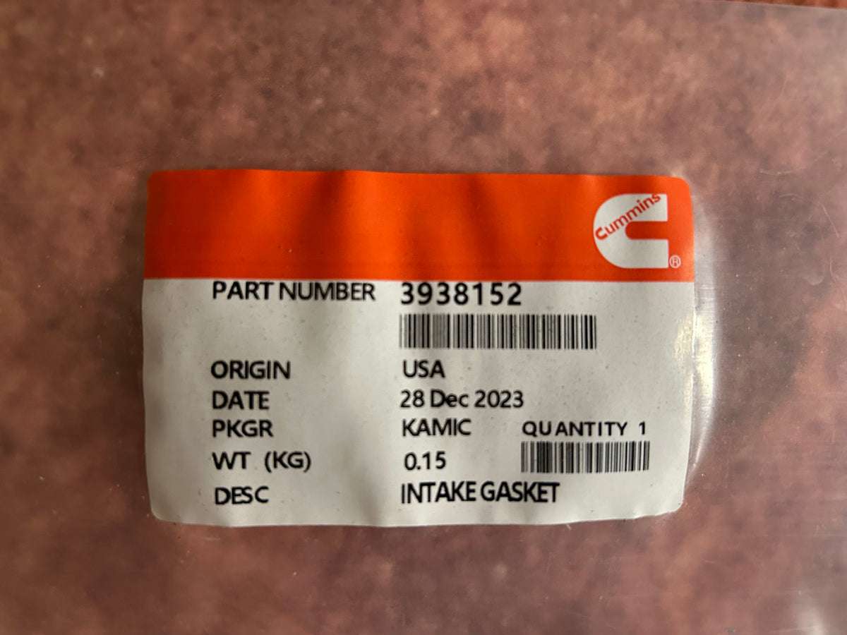 Cummins 3938152 Intake Manifold Cover Gasket (89-07 12V & 24V) – Poor ...