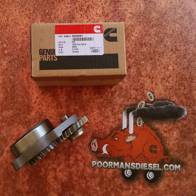 Genuine Cummins 4939587 Oil Pump – Poor Man's Diesel.com
